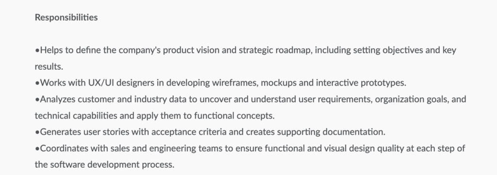 A Guide to Product Manager Job Descriptions (+ Examples)
